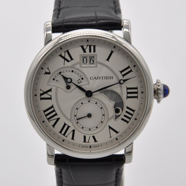 FS: Cartier Rotonde de Cartier Retrograde GMT De Cartier Steel 3773 ...