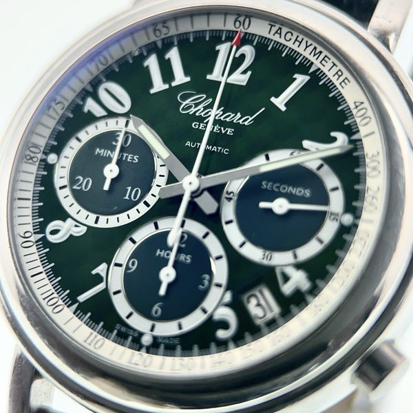 Chopard Mille Miglia Elton John Steel Green Dial 40mm Automatic Menâ s ...