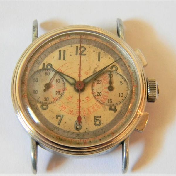 FS LANDERON 47 Three Button Chronograph circa 1930s Rare Movement ...