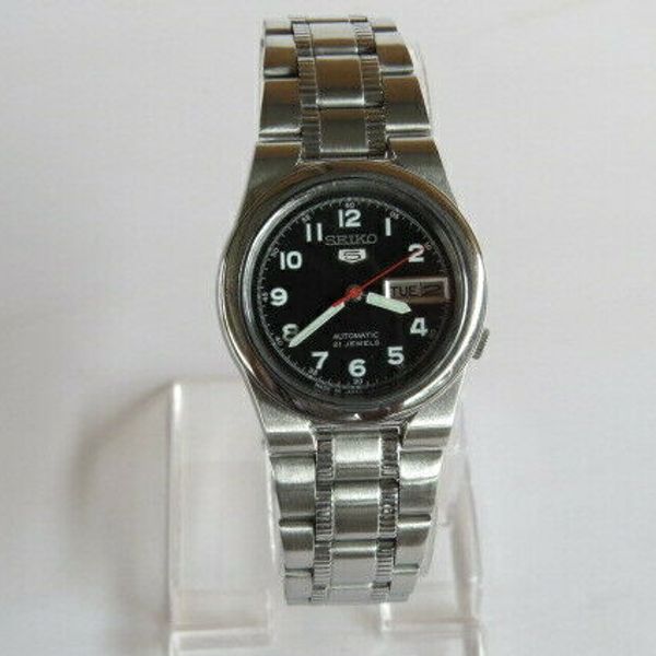 Vintage Made in Japan SEIKO 5 Automatic Wrist watch 21 Jewels Model No ...