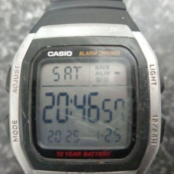 Casio W-96H-1AVES Men's Wristwatch - Black Gwc But Has A Few Scratches ...