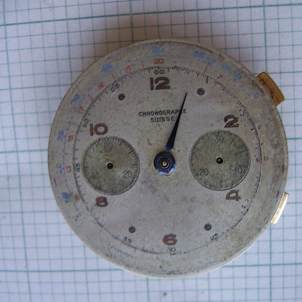 CHRONO SWISS men’s vintage 17 jewels Chronograph Landeron watch ...