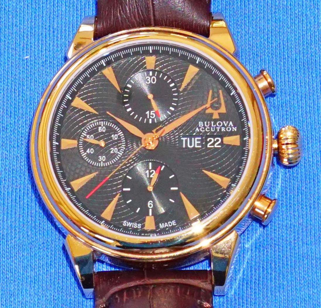 SOLD: Bulova Accutron Gemini Automatic Chronograph, Model No. 64C104 ...