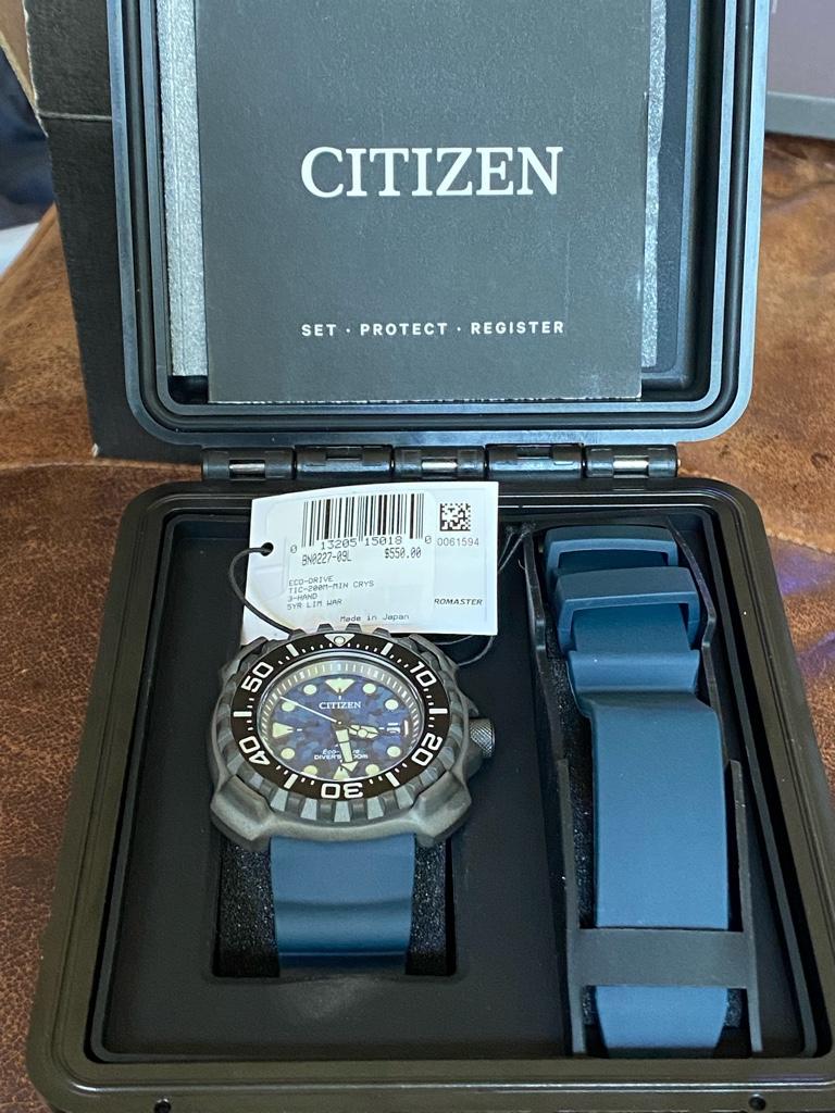 FS ONLY: Citizen Promaster BN0227-09L Blue | WatchCharts Marketplace