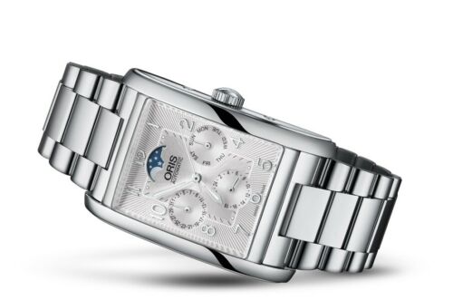 ORIS RECTANGULAR COMPLICATION MOONPHASE GMT DAY DATE AUTOMATIC MEN'S WATCH | WatchCharts Marketplace