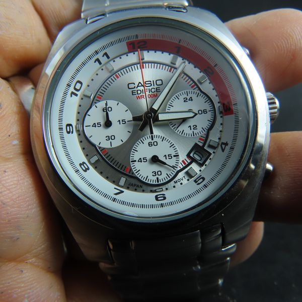 New EF-513D Casio Edifice Chronograph 24 Hours Quartz Men Watch ...