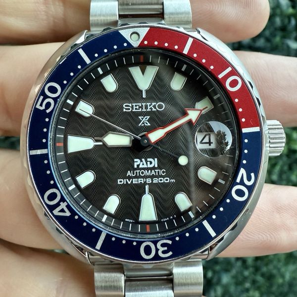 Seiko Prospex SRPC41J1 Mini Baby Turtle Pepsi 4R35 02K0 Air Diverâ s ...