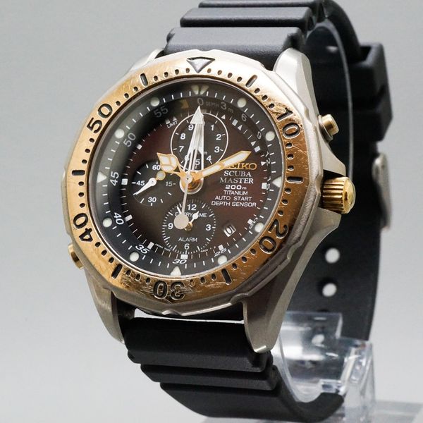 [Exc+5] Vintage SEIKO SCUBA MASTER 7K52-6A00 Quartz Men Watch From ...
