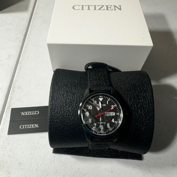 Citizen Men's Eco-Drive Weekender Garrison Field BM8186-15E BLACK ...