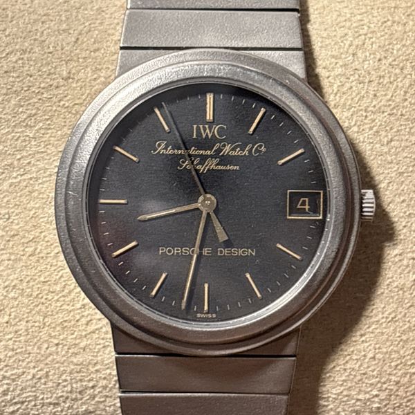 IWC Porsche Design Quartz Watch Titanium Men's Vintage | WatchCharts ...