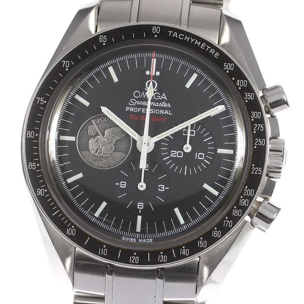 ★With box [OMEGA] Omega Speedmaster Professional Apollo 11 Moon Landing ...