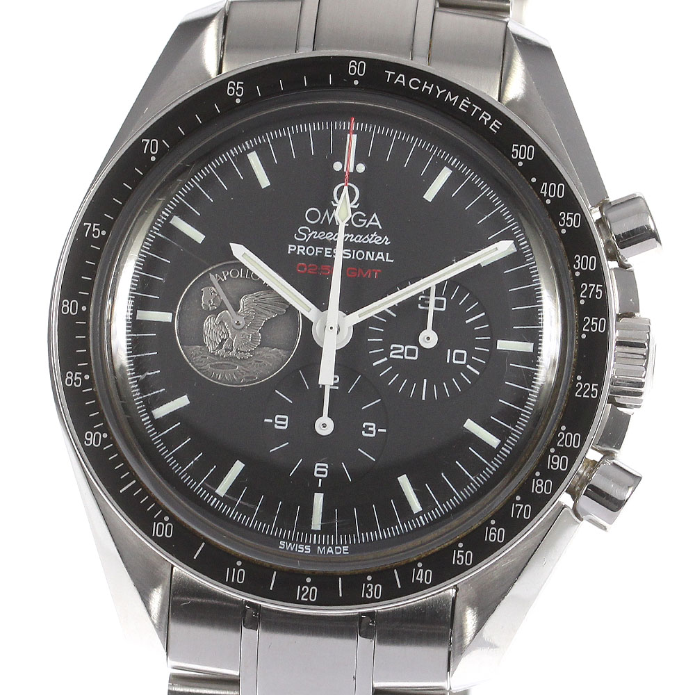 ★With box [OMEGA] Omega Speedmaster Professional Apollo 11 Moon Landing ...