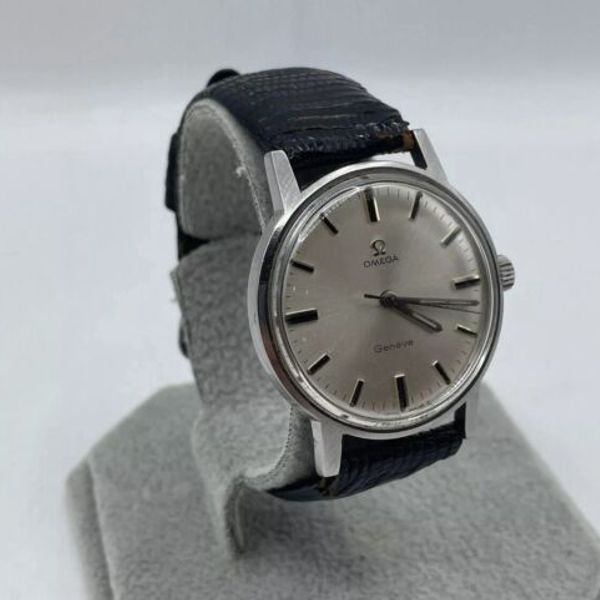 Vintage 1970 Omega Geneve Steel Mens Cal 601 Manual Wind Watch 135 070 ...
