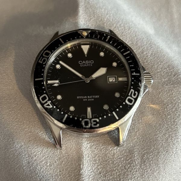 Casio MTD-1051 Men's Quartz Divers Watch Stainless Steel | WatchCharts ...