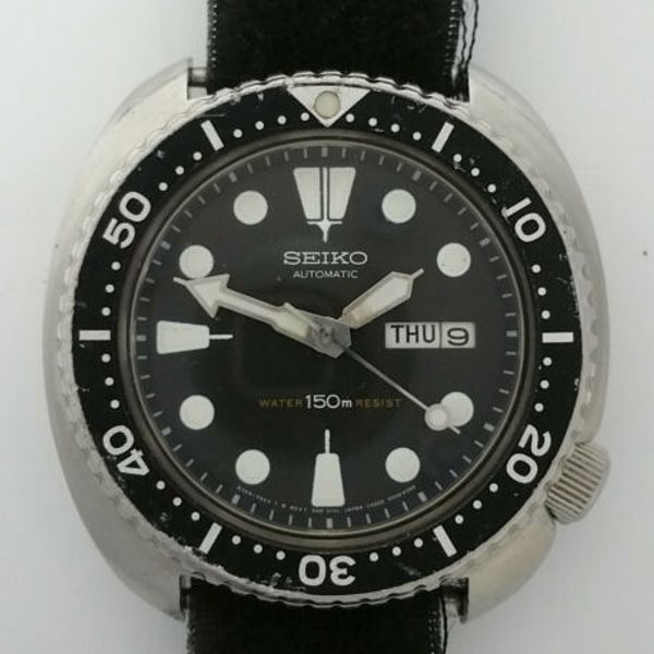 Vintage Seiko Turtle Diver 6309-7049 150m Day Date Automatic Steel Watch | WatchCharts Marketplace