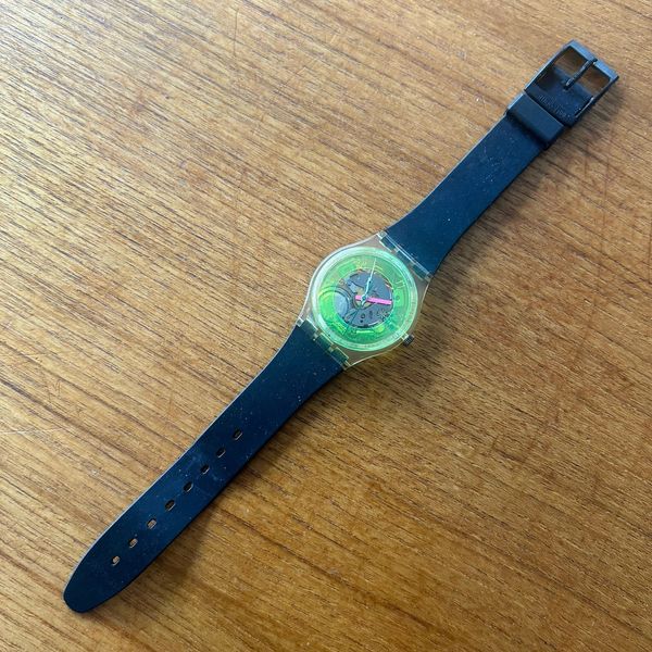 Swatch Watch Vintage 1985 GK101 Techno Sphere 85 Gents 34mm Classic 80s ...