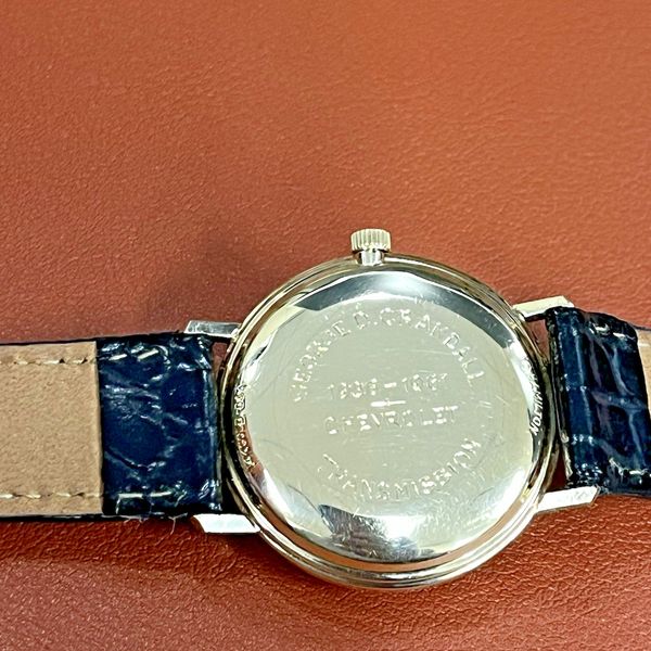 Rare Hamilton Chevrolet 25 Year Retirement Watch Solid 14K Gold ...