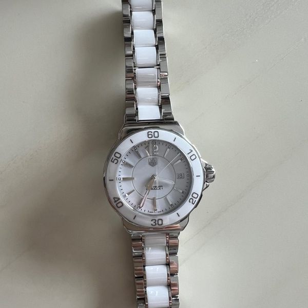 Tag Heuer White Watch | WatchCharts Marketplace