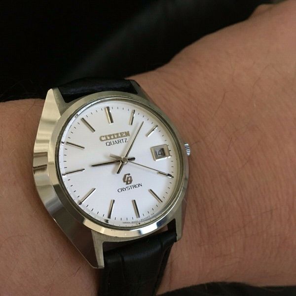Vintage Citizen Crystron 8630-860152 Quartz Watch Japan 1975 ...