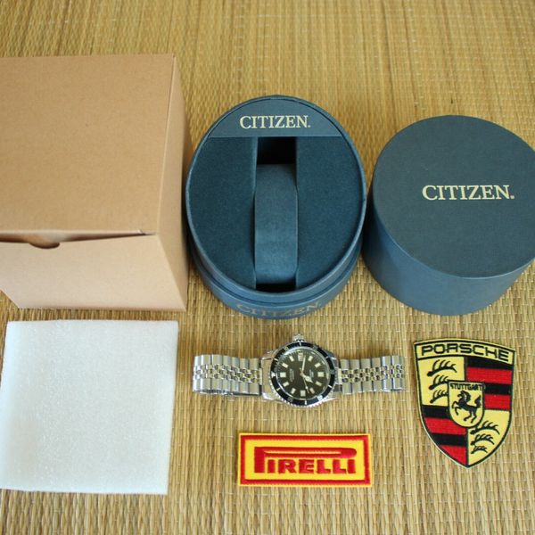 CITIZEN PORSCHE RACING DRIVER CREW CLASSIC COMBO ELAPSED TIMER WATCH ...