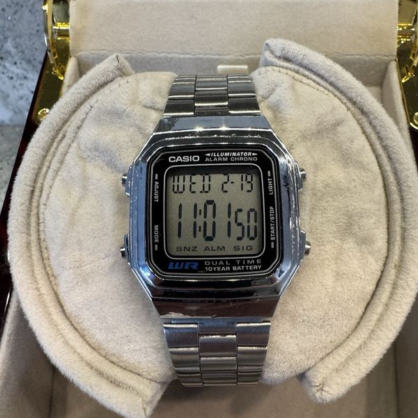 MEN'S Casio ILLUMINATOR Dual TIME digital ALARM Chronograph WATCH 2519 ...