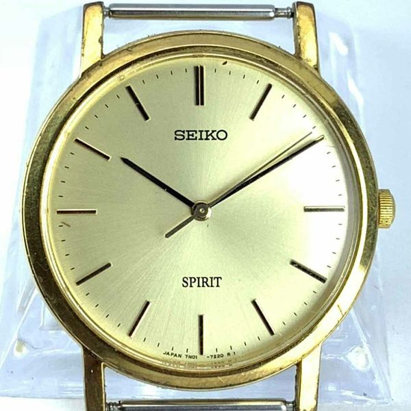 SEIKO SPIRIT 7N01-7060 Quartz Wrist Watch Japan | WatchCharts Marketplace