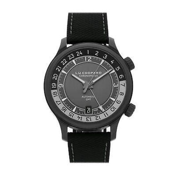 Chopard L.U.C GMT One Black Limited Edition Titanium Auto Watch 168579-3004 | WatchCharts ...
