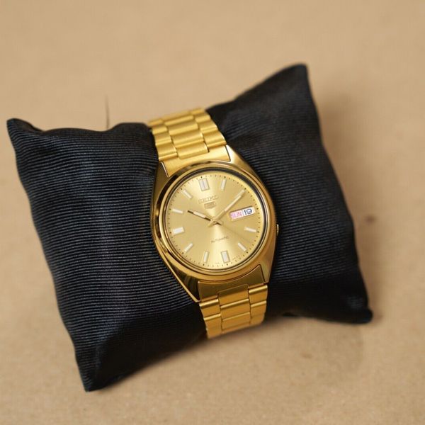 Seiko 5 Sports Gold Men's Watch - SNXS80K Box & Papers | WatchCharts ...