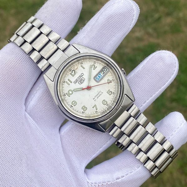 Vintage Seiko 5 Automatic 21Jewels Beautiful Dial Japan Made Men Watch 7S26-6000 | WatchCharts ...