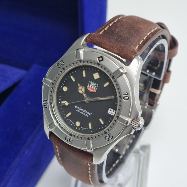 TAG HEUER 2000 Mens FULL SIZE WATCH In Near Mint Condition New Strap ...