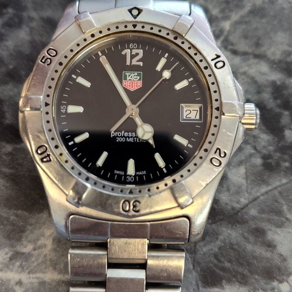 TAG Heuer Men's Watch - WK1110 Professional 200 Meters | WatchCharts Marketplace