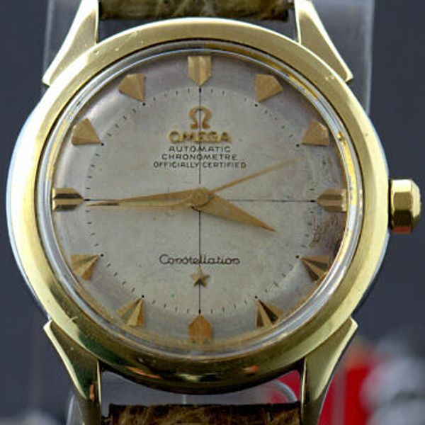 Vintage Omega Constellation Pie Pan Arrow Head 2852 Calibre 501 Gold ...
