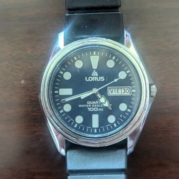 Vintage Menâ s Lorus Sports Watch by Seiko Working With New Battery ...
