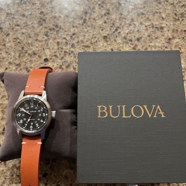 Bulova Military VWI Men's Black Watch - 96A259 | WatchCharts Marketplace