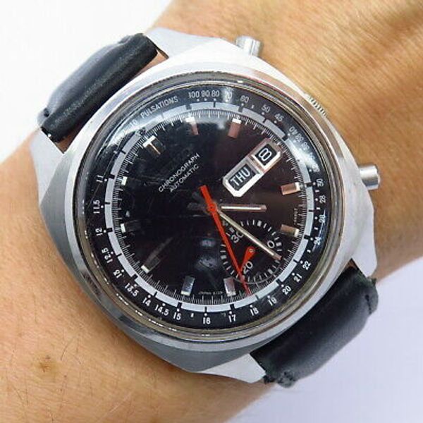 Vintage SEIKO Chronograph Automatic Japan 6139 -6020T 17 Jewels Wristwatch | WatchCharts Marketplace