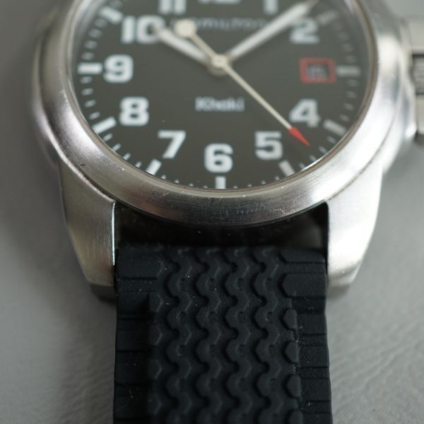[WTS] Hamilton Field H614110 Field Black Dial Crown Guard Quartz Watch ...