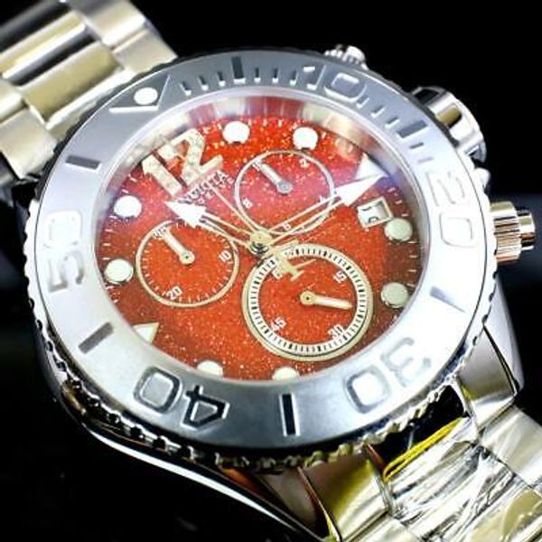 Invicta Masterpiece Reserve Grand Diver Brown Sand Stone Diamond Swiss ...