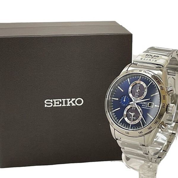 [Used] [Women] SEIKO V172-0AP0 Seiko Chronograph Solar 10 ATM water ...