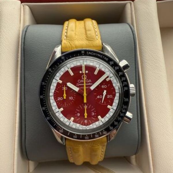 Omega Speedmaster Schumacher Edition Automatic Chronograph Swiss Watch ...