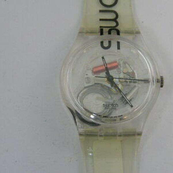 Vintage Swatch Watch Clear 1998 GK 301 | WatchCharts