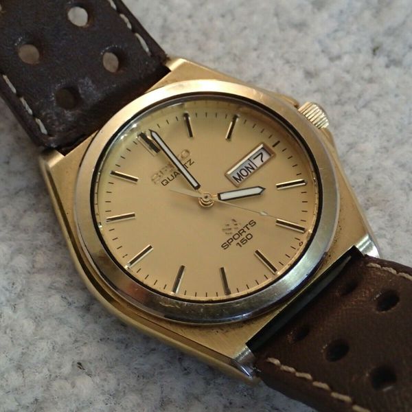 Vintage SEIKO Silverwave 5Y23-8179 Quartz Watch Sports 150. 37.5mm ...