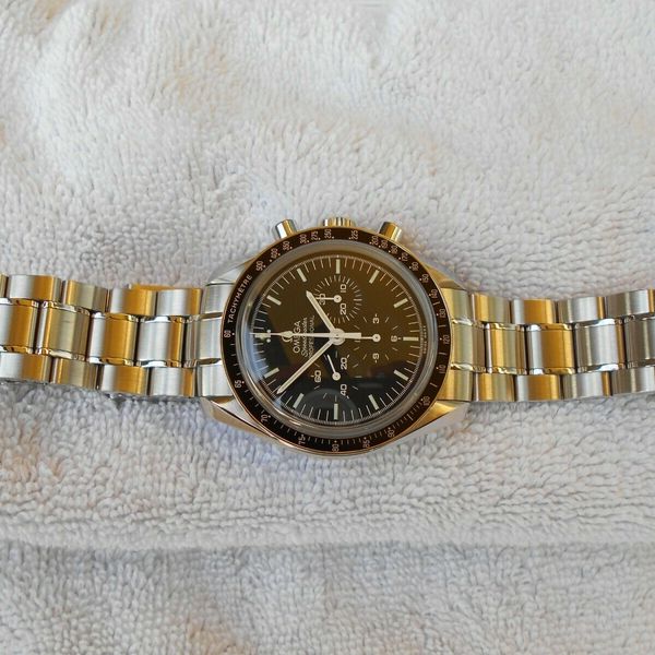 OMEGA SPEEDMASTER PROFESSIONAL SAPPHIRE SANDWICH FITTED WITH ADJUSTABLE ...