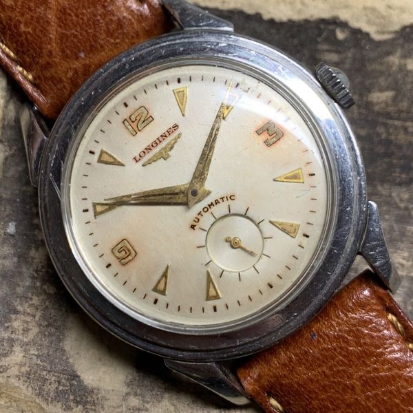 1940s Rare Waterproof Longines Snap Back Cal 22AS | WatchCharts Marketplace
