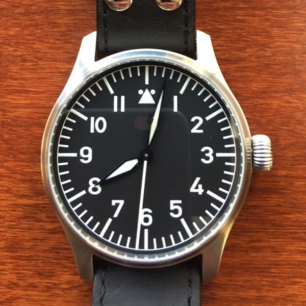 FS: Limited Edition Stowa Flieger Handwound ETA 2801 no logo, no date ...