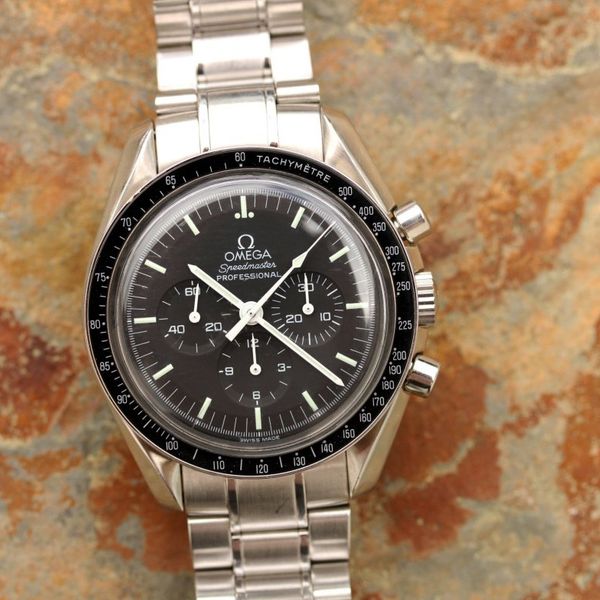 SOLD 2002 Omega Speedmaster Hesalite Sandwich 3572.50.00 w/ Papers ...