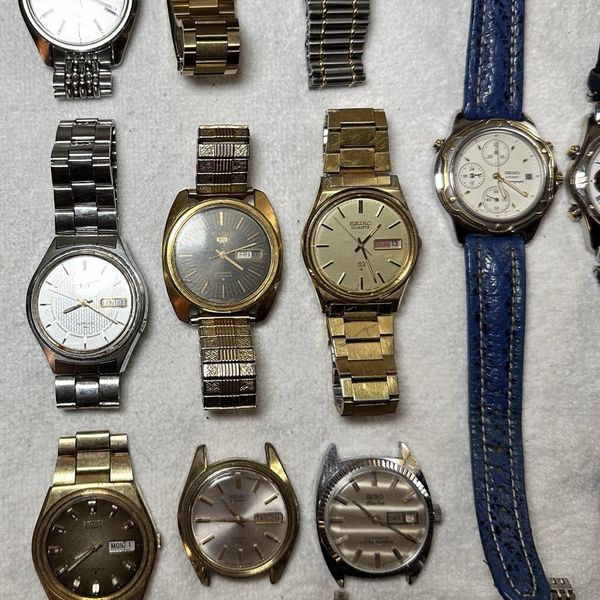 Vintage Watch Lot Seiko Watch Lot Chronograph And More | WatchCharts ...