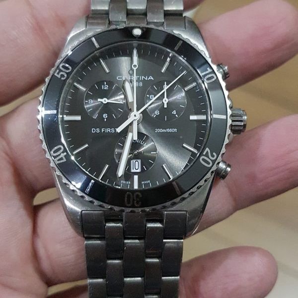 WTS] Certina DS Second Titanium Chronograph watch????. Scratch ...