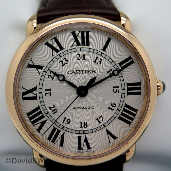 FS: Cartier WGRN0006 36MM RONDE LOUIS CARTIER 18K ROSE GOLD ...