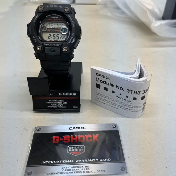 Casio G-Shock Men's Tough Solar Multi-Band 6 Black Resin 50mm Watch ...