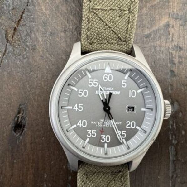 Timex Expedition Mens Indiglo Watch Date 905 | WatchCharts Marketplace